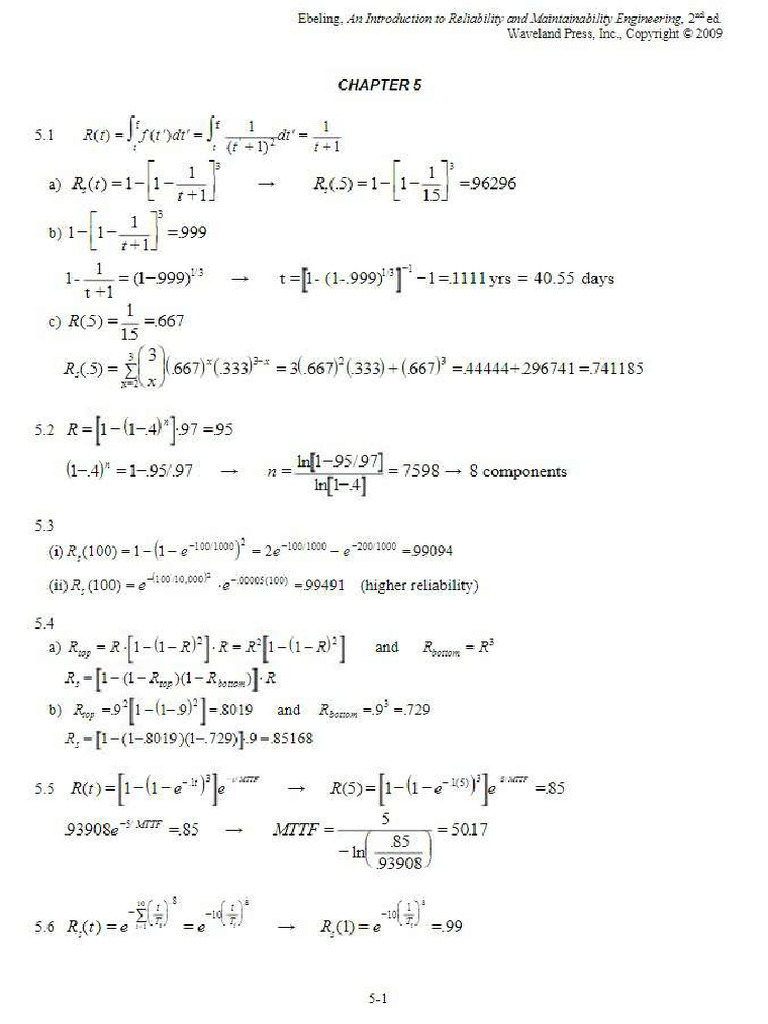 Chapter 5 Solution Pdf