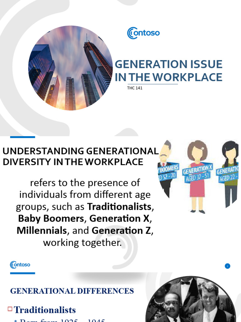 Lesson 3 Generation Issue in The Workplace | PDF | Social Mobility | Socioeconomic Status