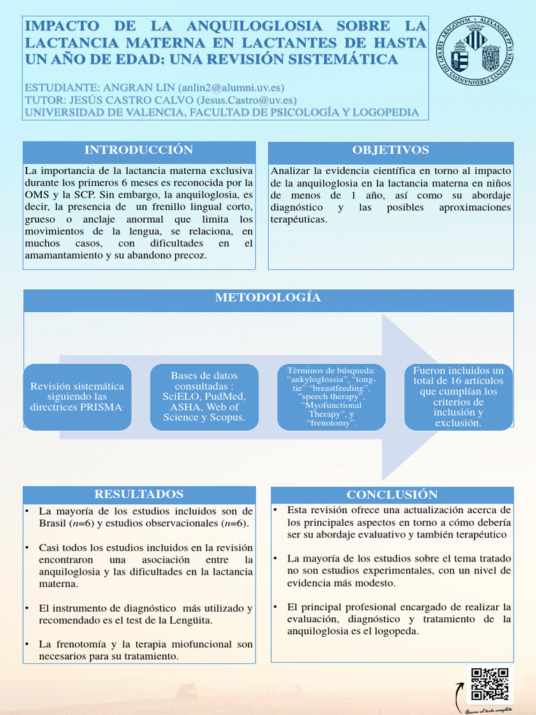 Póster TFG | PDF | Amamantamiento | Cuidado de la salud