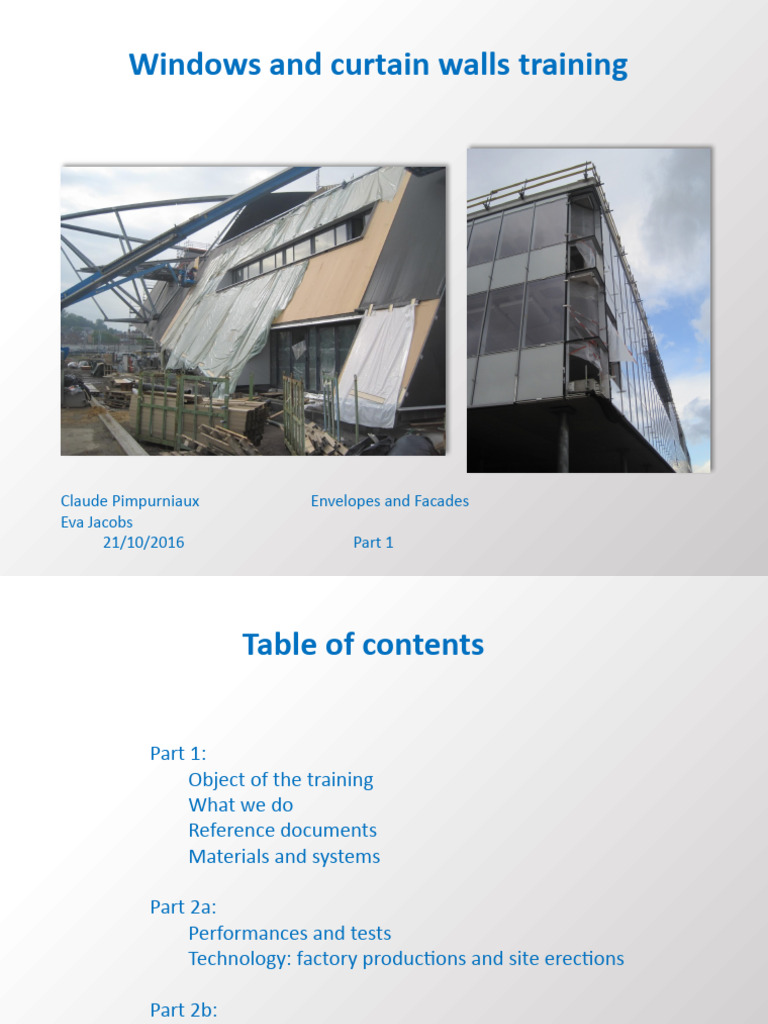 Window Training 2016 v1.10 Animation | PDF | Glasses | Components