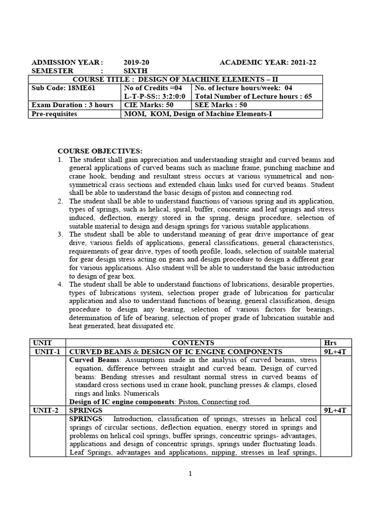 6TH SEM Syllabus | PDF | Construction | Welding