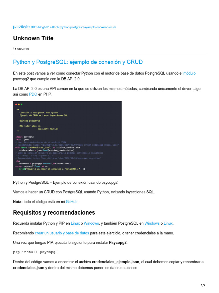Parzibyte Me | PDF | SQL | Python (lenguaje de programación)