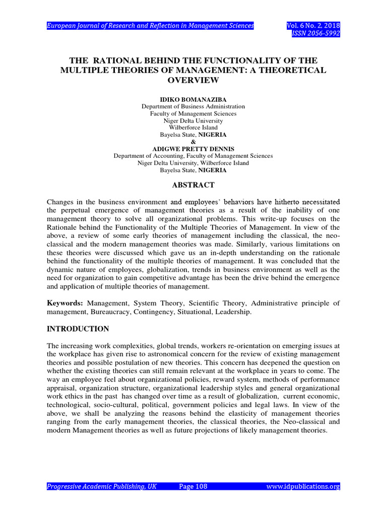 Full Paper The Rational Behind The Functionality of The Multiple ...