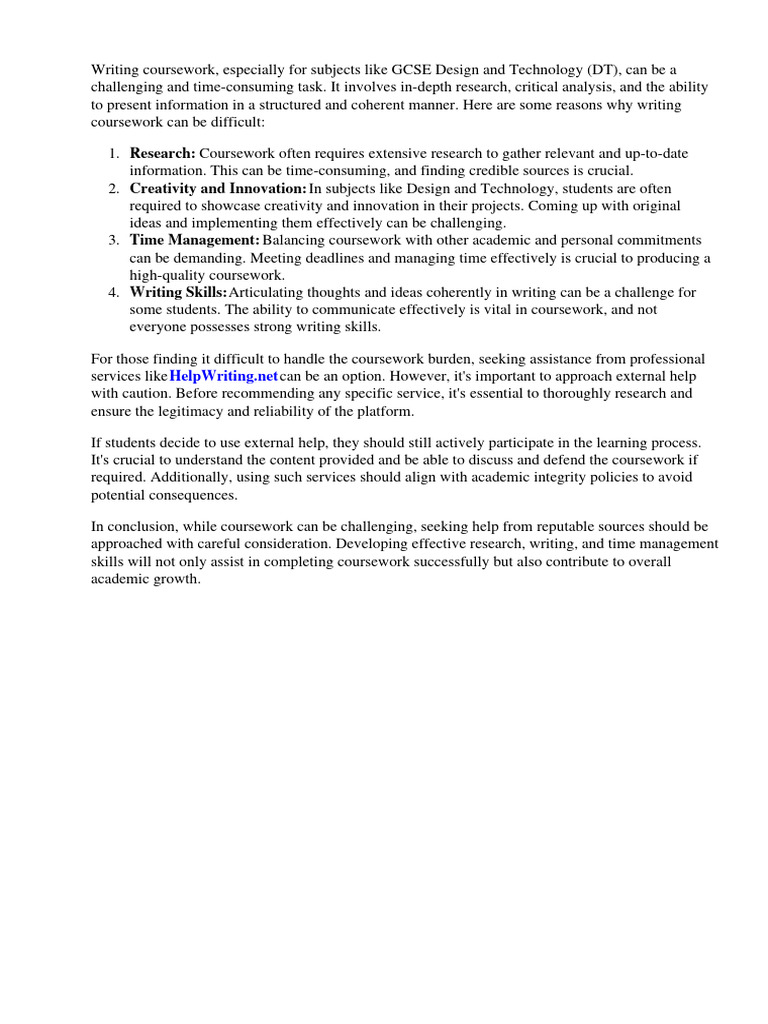 Gcse DT Coursework Folder | PDF | Career & Growth