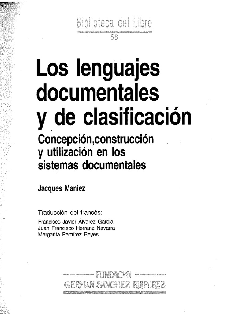 Descripcion Lenguajes Documentales | PDF | Importar | Lingüística