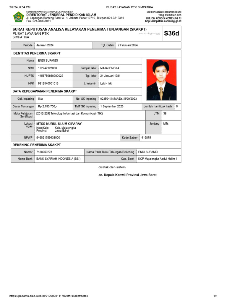 S36d ENDI SUPANDI | PDF