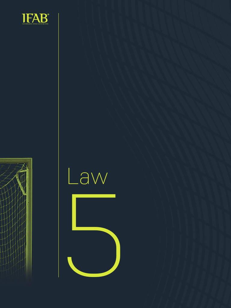 Law 5 The Referee | PDF | Ball Games | Sports