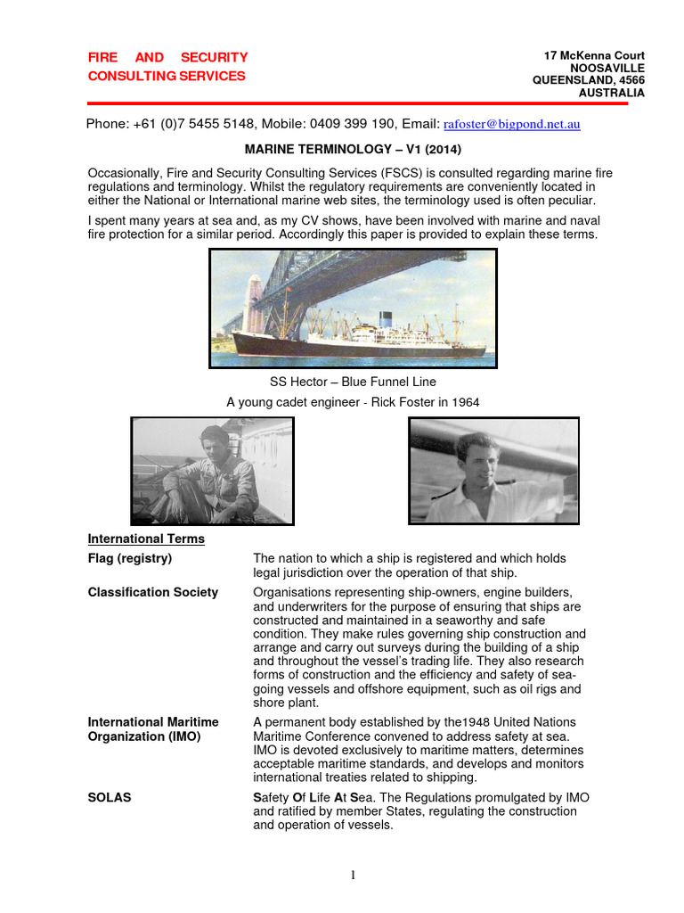 Marine Terminology | PDF | Oil Tanker | Ships