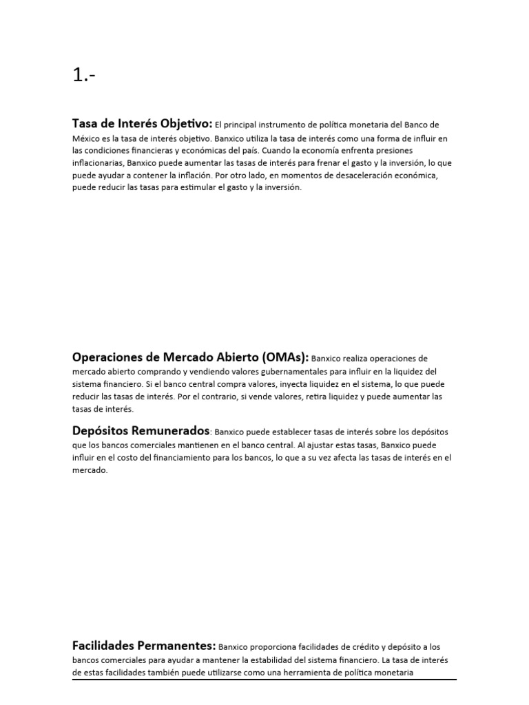 FECA | PDF | Inflación | La política monetaria