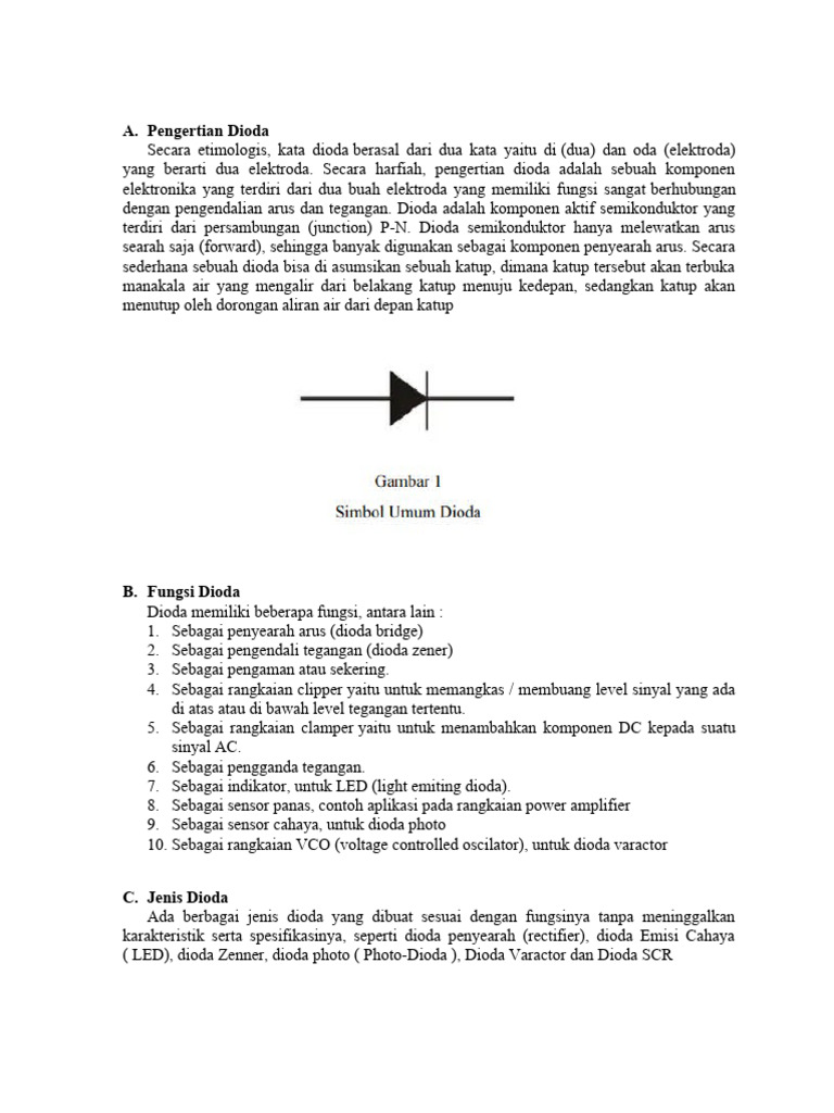 Pengertian Diod1 | PDF