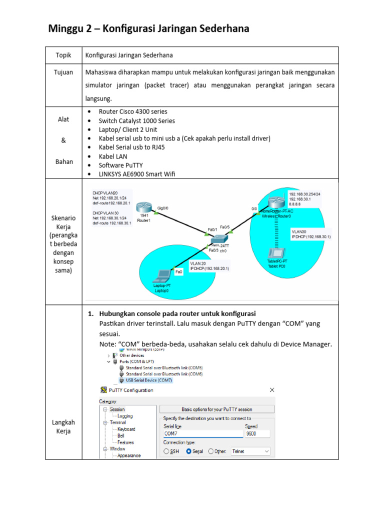3-Jobsheet Konfigurasi Jaringan | PDF