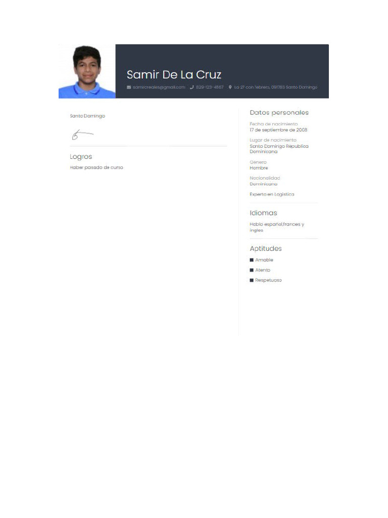 Curriculum Vitae Samir | PDF