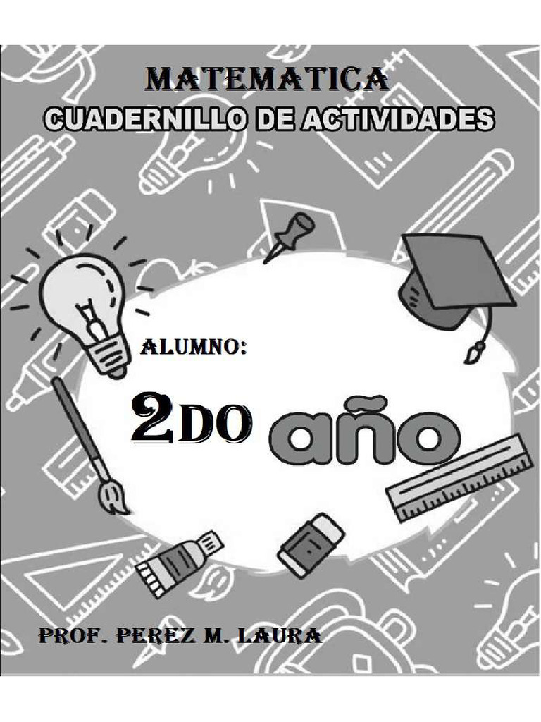 Cuadernillo Matematica 2do 2023 | PDF | Matemáticas
