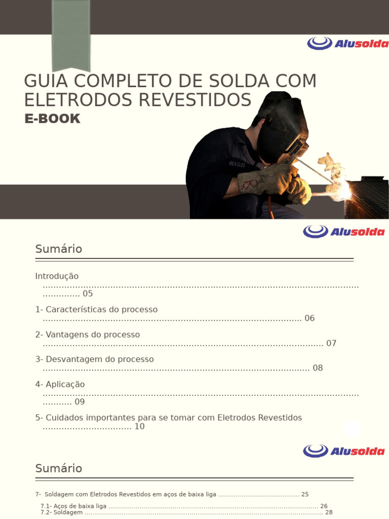 Guia Completo de Solda Com Eletrodos Revestidos 2019 | PDF | Liga | Aço