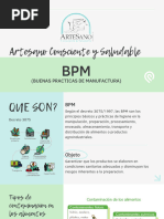 Triptico BPM | PDF | Seguridad alimenticia | Alimentos