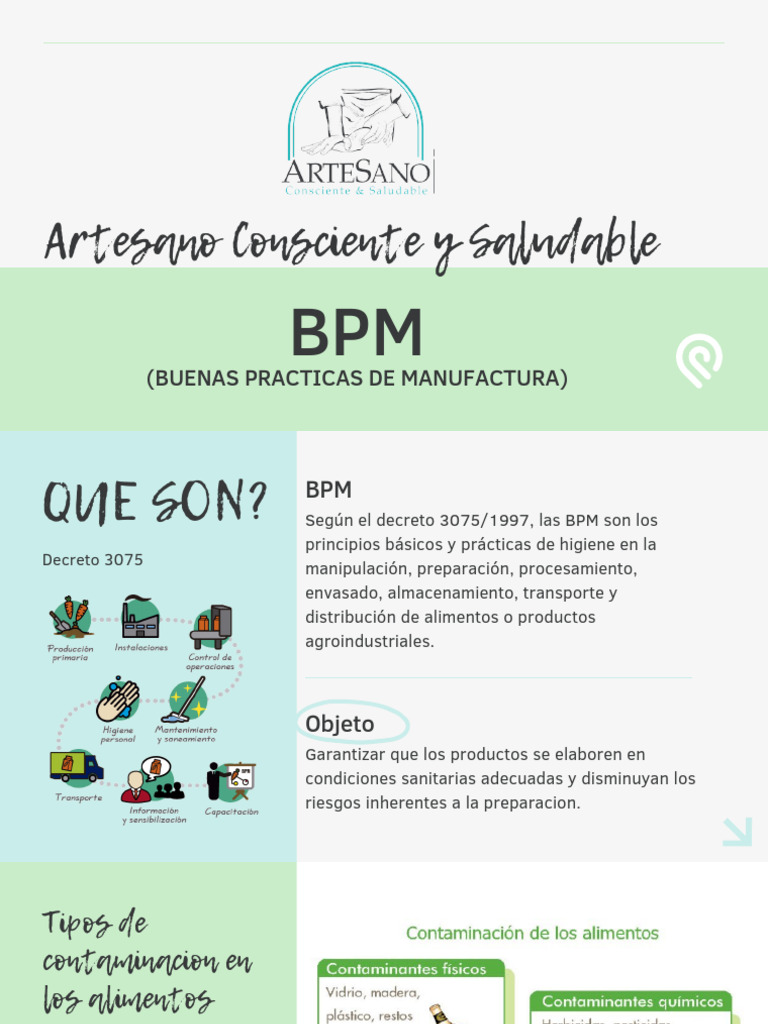 Capacitacion BPM | PDF | Alimentos | Higiene