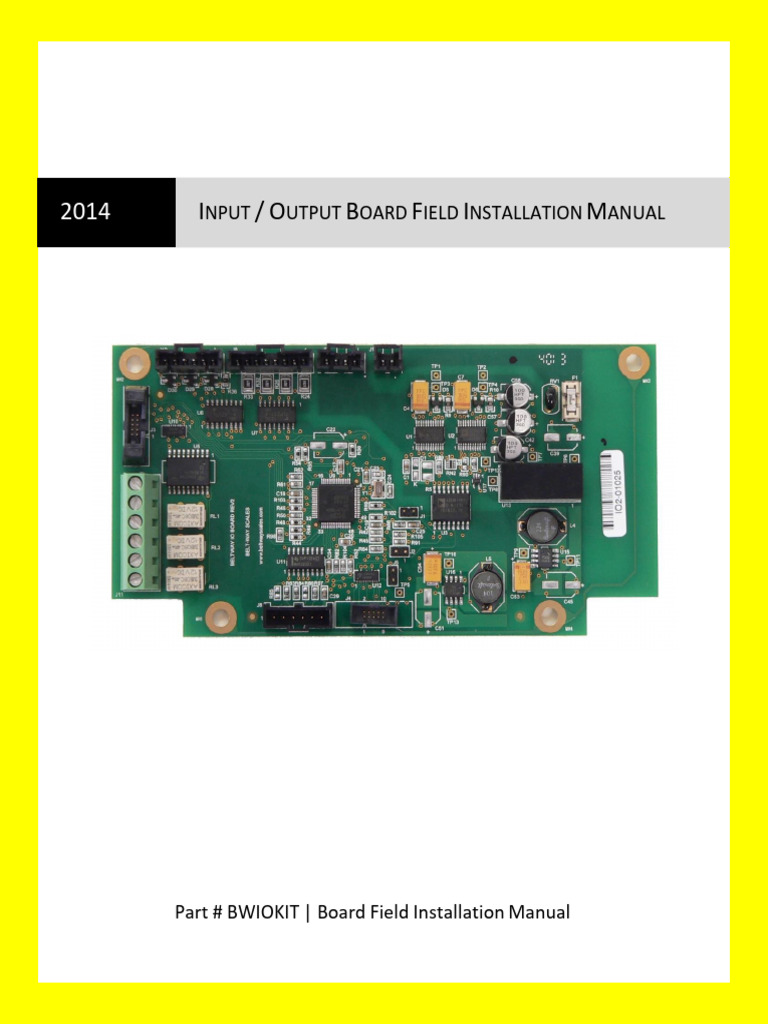 Beltway Scale Install Manual | PDF | Electrical Connector ...