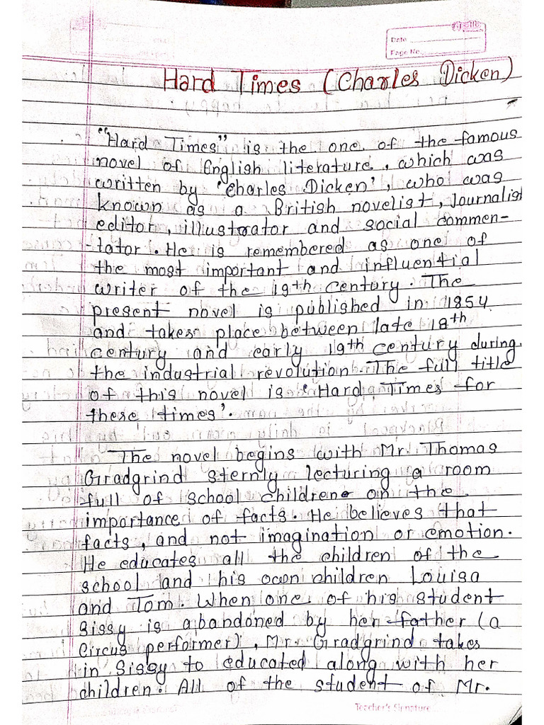 Hard Times by Charles Dickens | PDF