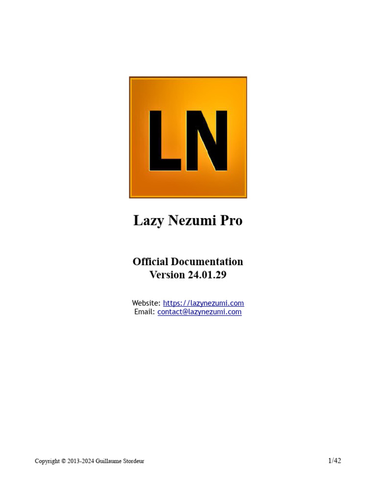 Lazy Nezumi Pro Doc | PDF | Adobe Photoshop | Keyboard Shortcut