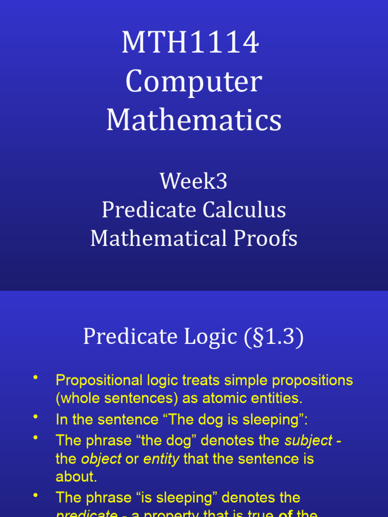Chapter2 Quantifiers Pdf Mathematical Proof Theorem