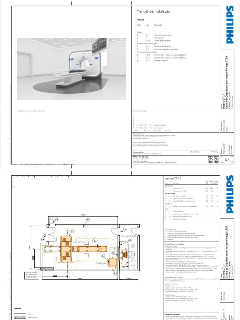 01 - Manual de Instalação - CT Philips Incisive | PDF
