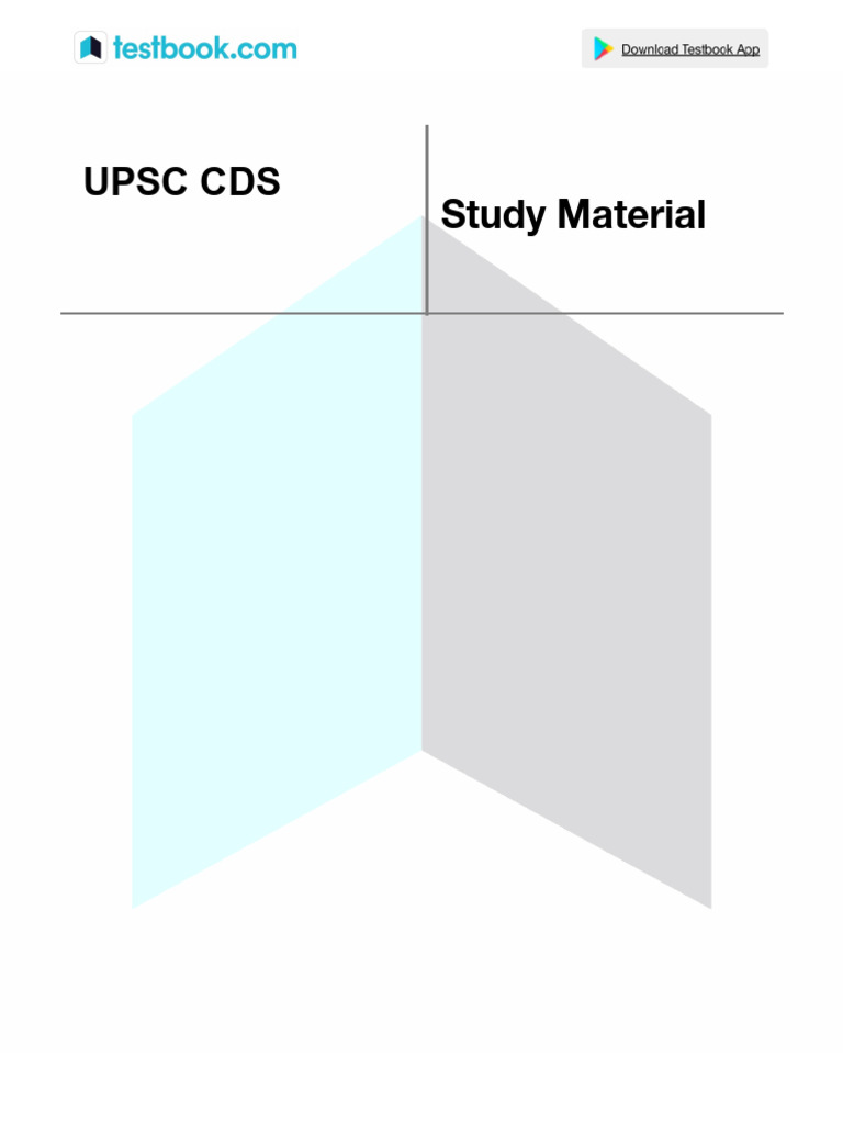 Upsc Cds Study Material Bd9a2bb2 | Download Free PDF | Chemistry | Physics