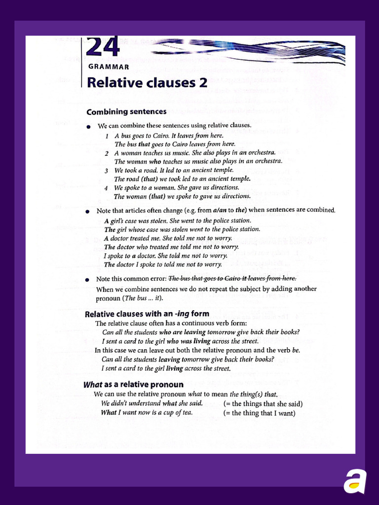 Relative Clauses 2 | PDF