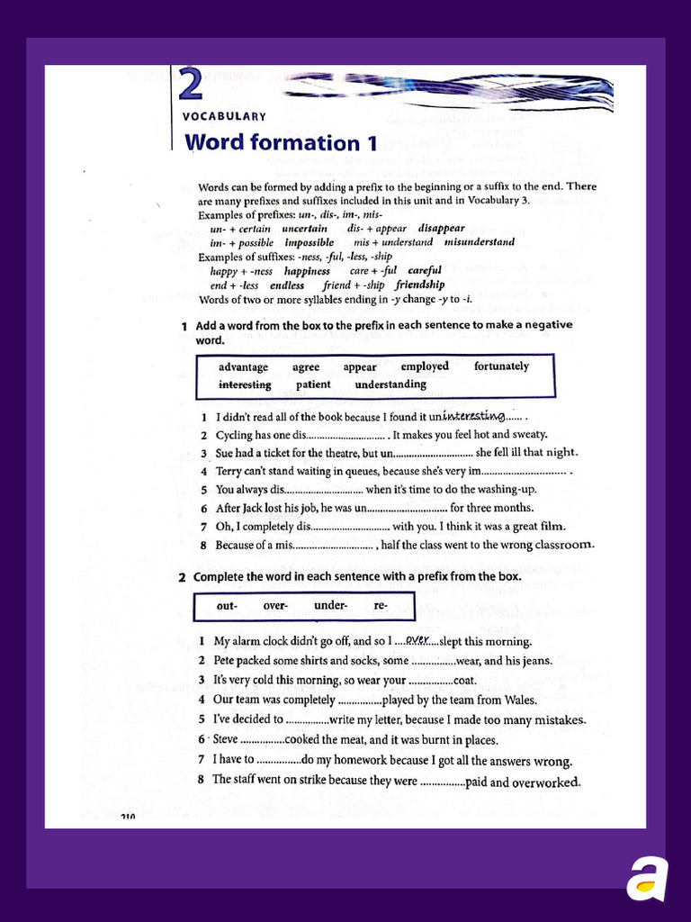 Word Formation 1 | PDF