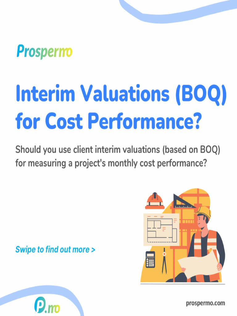 Interim Valuations BOQ For Cost Performance Prospermo 1676400904 | PDF