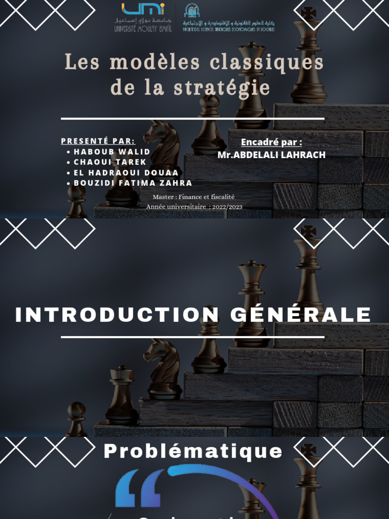 Modèles classiques de stratégie d'entreprise | PDF | Gestion ...