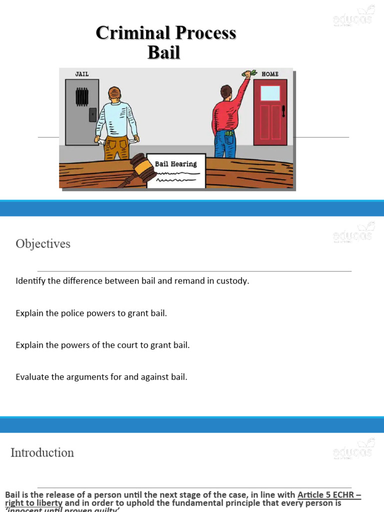 Bail | PDF | Bail | Arrest