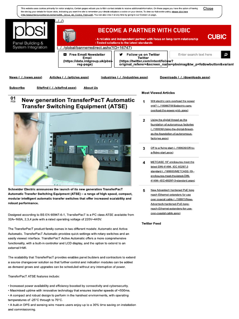 Schneider Electric LTD - New Generation... Ic Transfer Switching ...