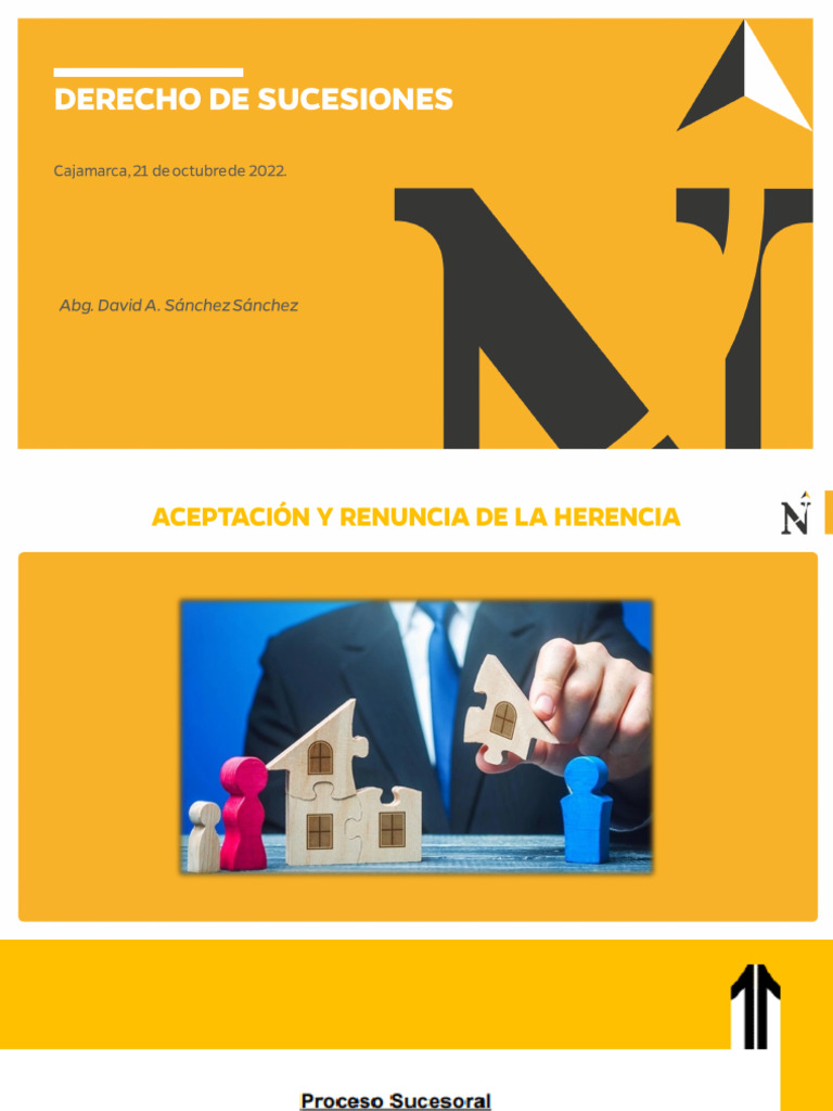 DERECHO DE SUCESIONES - SEMANA 2. - Removed | PDF | Herencia | Justicia DERECHO DE SUCESIONES - SEMANA 2. - Removed | PDF | Herencia | Justicia