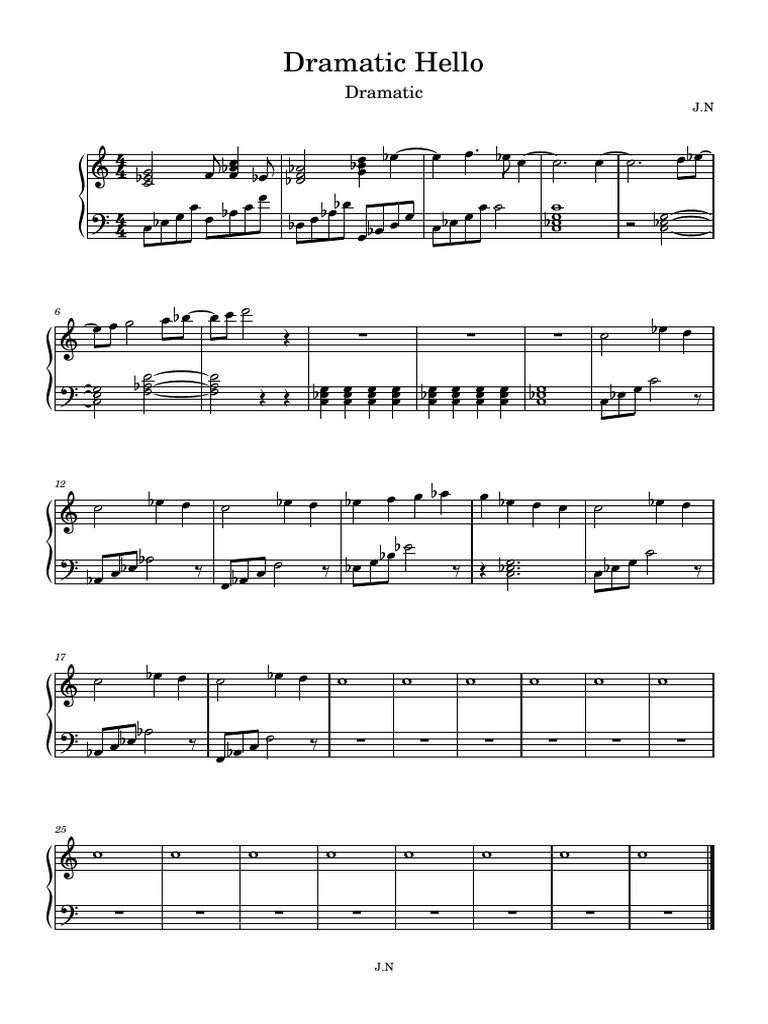 Dramatic Hello | PDF