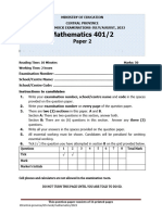 Grade 8 Mathematics Term 1 2025 Opener Exam | PDF | Mathematics