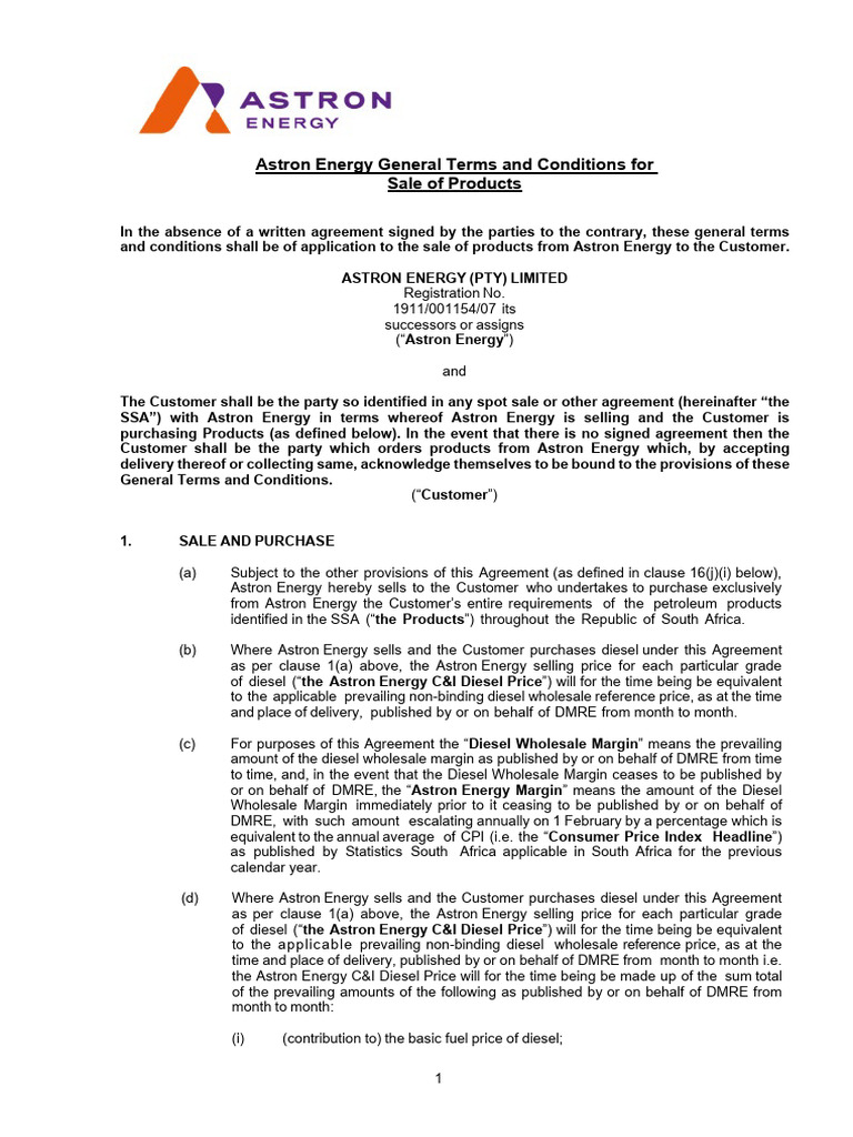 General Terms and Conditions Final | PDF | Liquidation | Indemnity