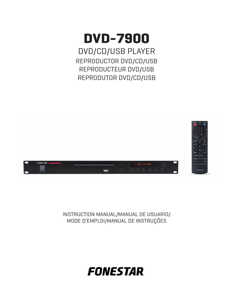 DVD-7900 MANUAL (EN ES FR PT) A5c 20220321 | PDF | Usb Flash Drive ...