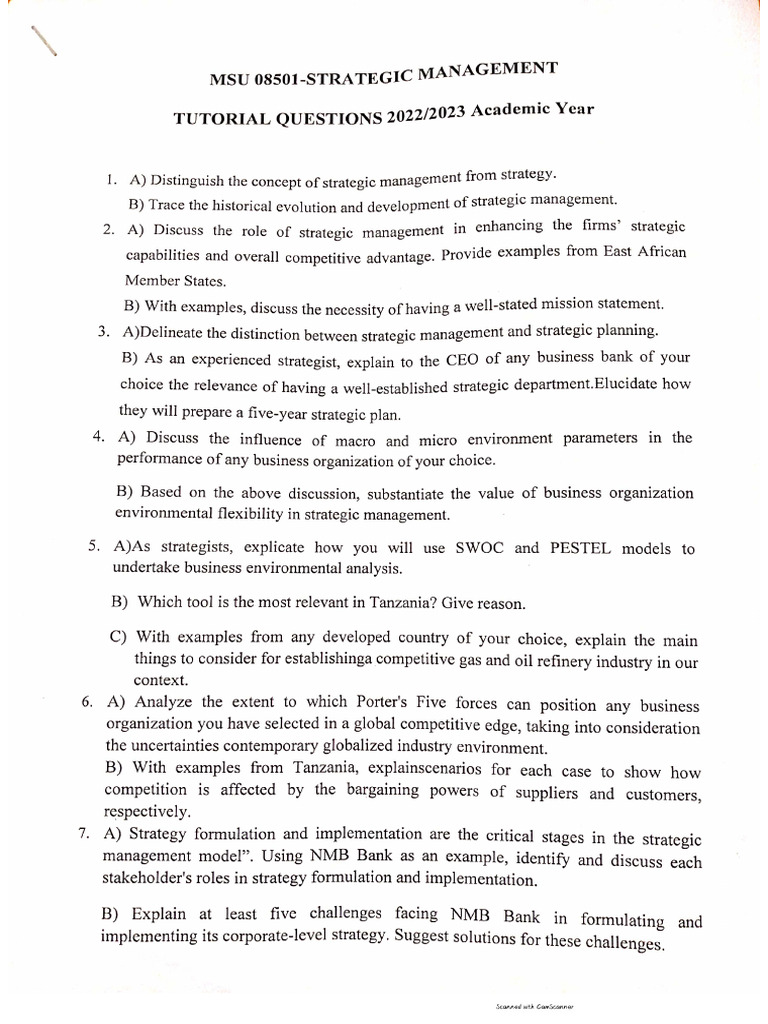 Tutorial Strategic Pdf