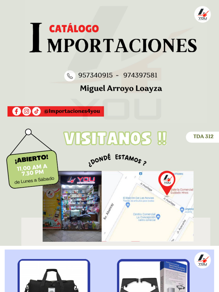 Importaciones 4you (Actualizado) | PDF