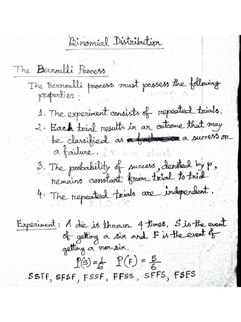 Binomial Distribution | PDF