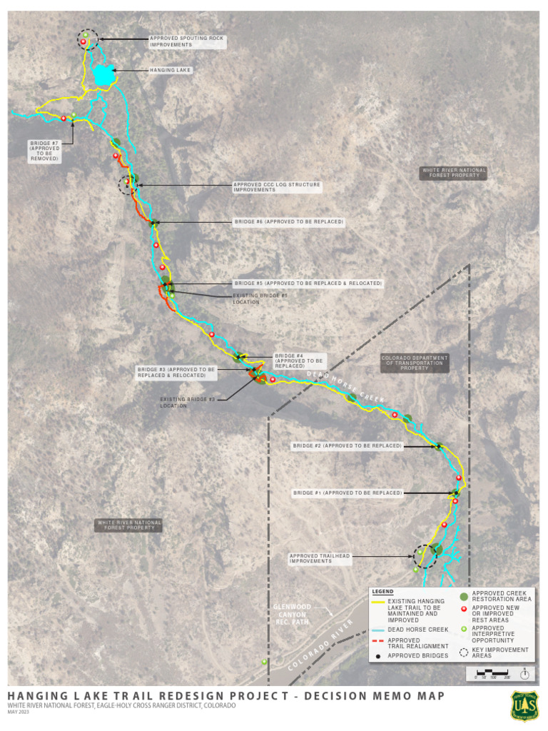 Hanging Lake Trail Redesign Map | PDF