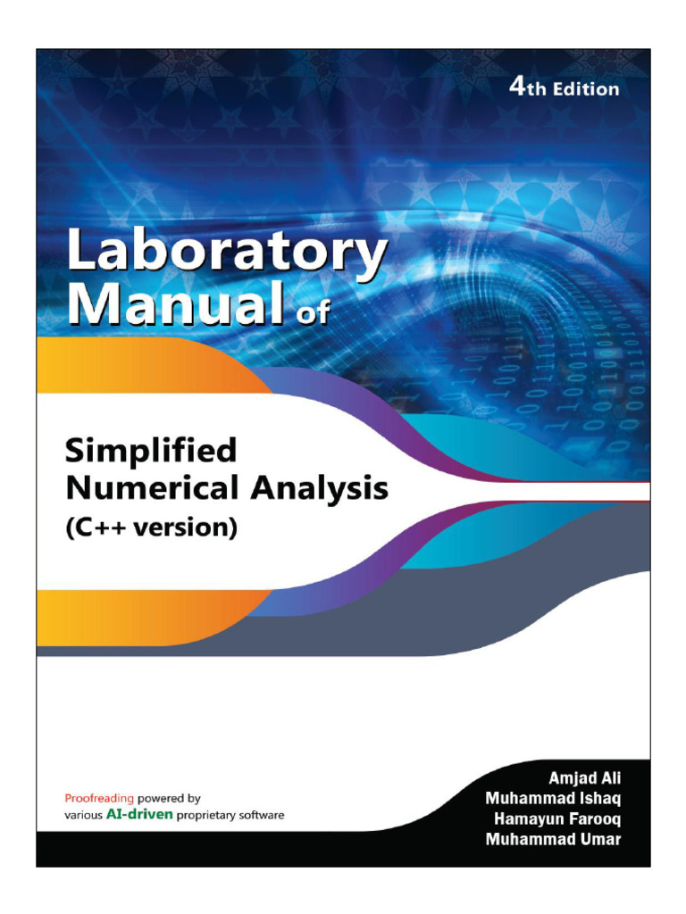 Amjad Ali SNA4 Lab Manual Cpp4 | PDF | Significant Figures | Matlab