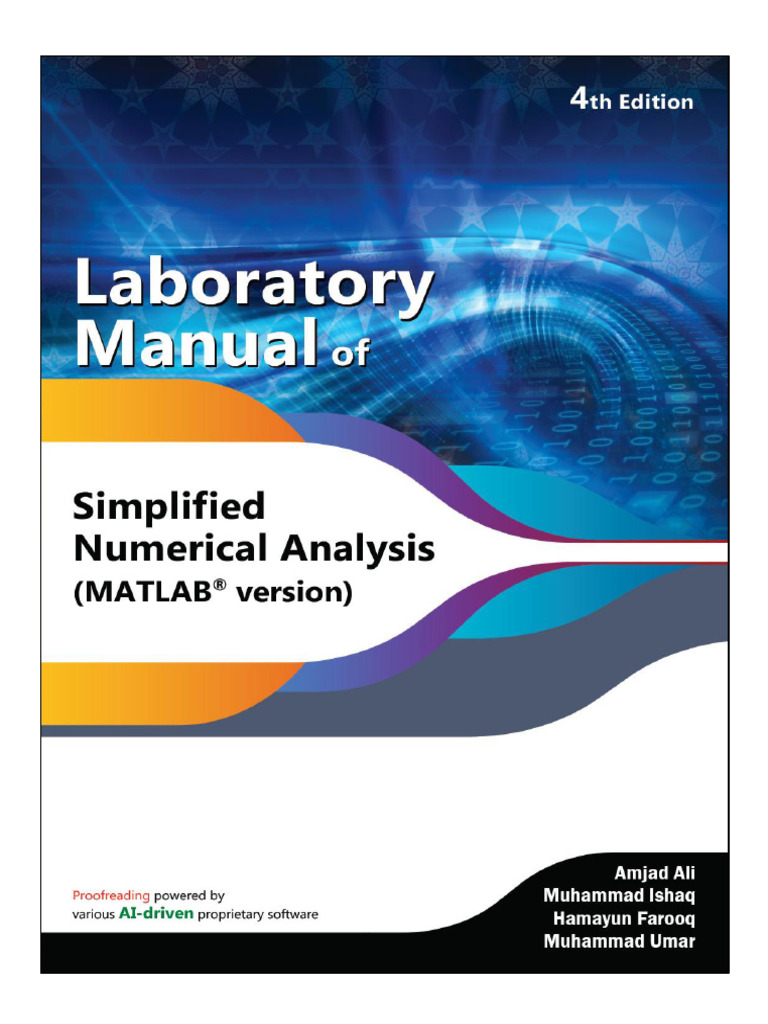 Amjad Ali SNA4 Lab Manual MATLAB4 | PDF | Significant Figures | Computer Science