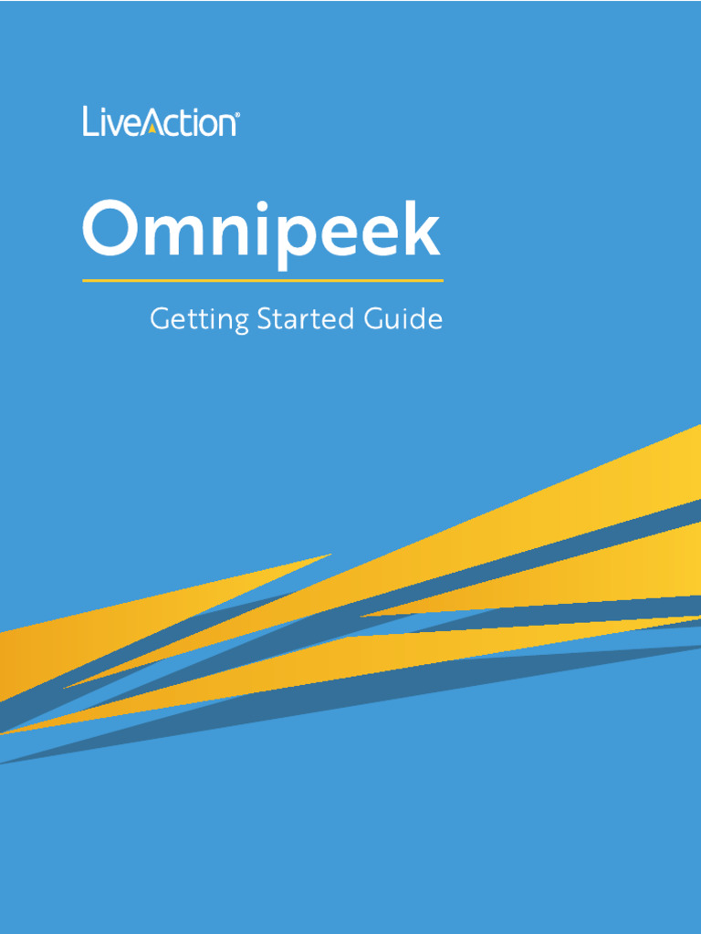 Omnipeek GettingStarted | PDF | Computer Network | Microsoft Windows