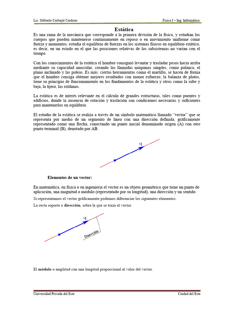 Vectores (Operaciones) | PDF | Vector Euclidiano | Escalar (Matemáticas)
