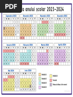 BACAU Structura Anului Scolar 2025 2026 1 1 | PDF
