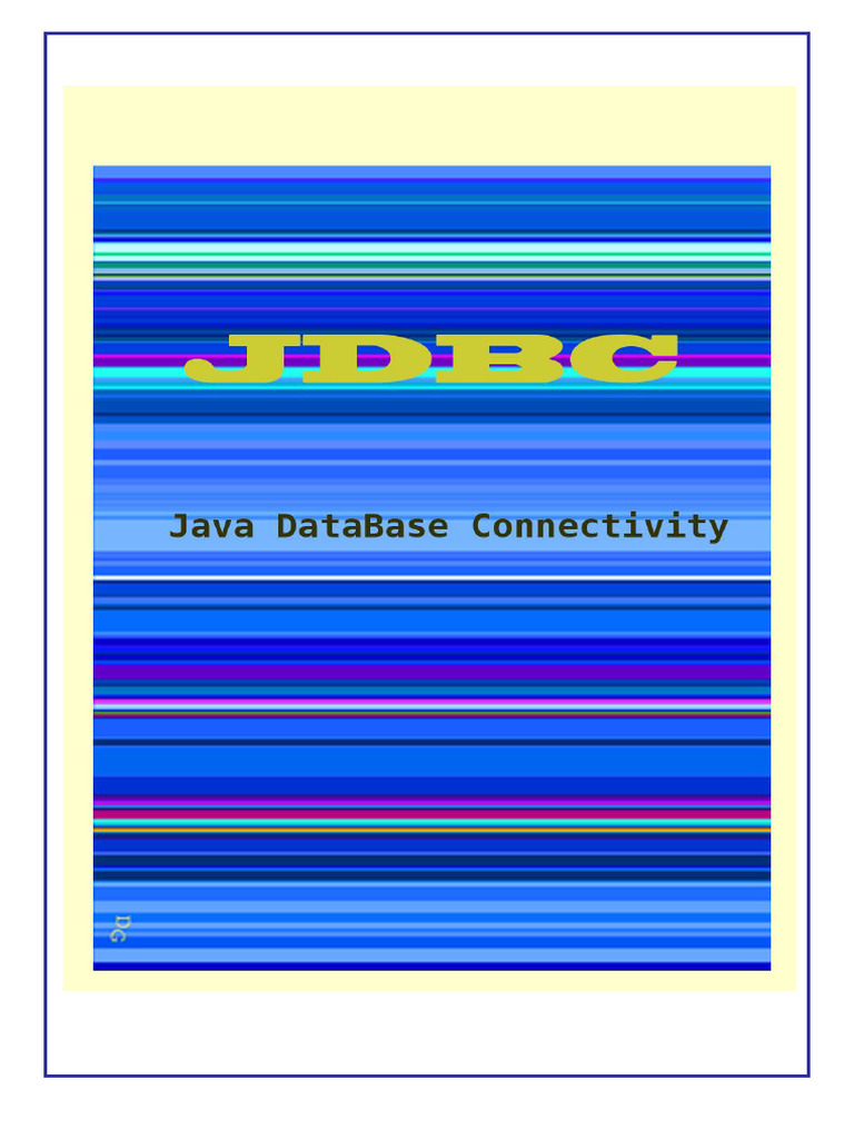 Guía de Conectividad JDBC para DAW | PDF | Bases de datos | SQL