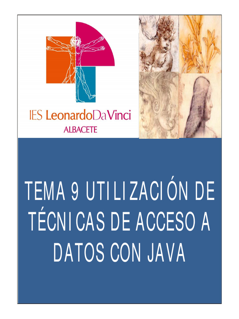 Acceso a Datos en Java con JDBC | PDF | Java (lenguaje de programación) | SQL