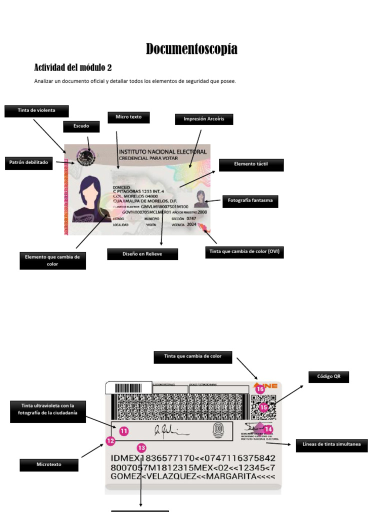 Documentoscopía - Actividad 2 | PDF