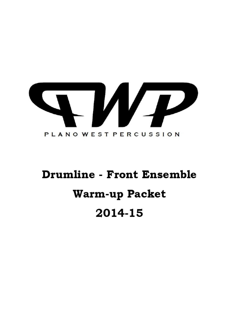 PWP Front Ensemble Packet | PDF